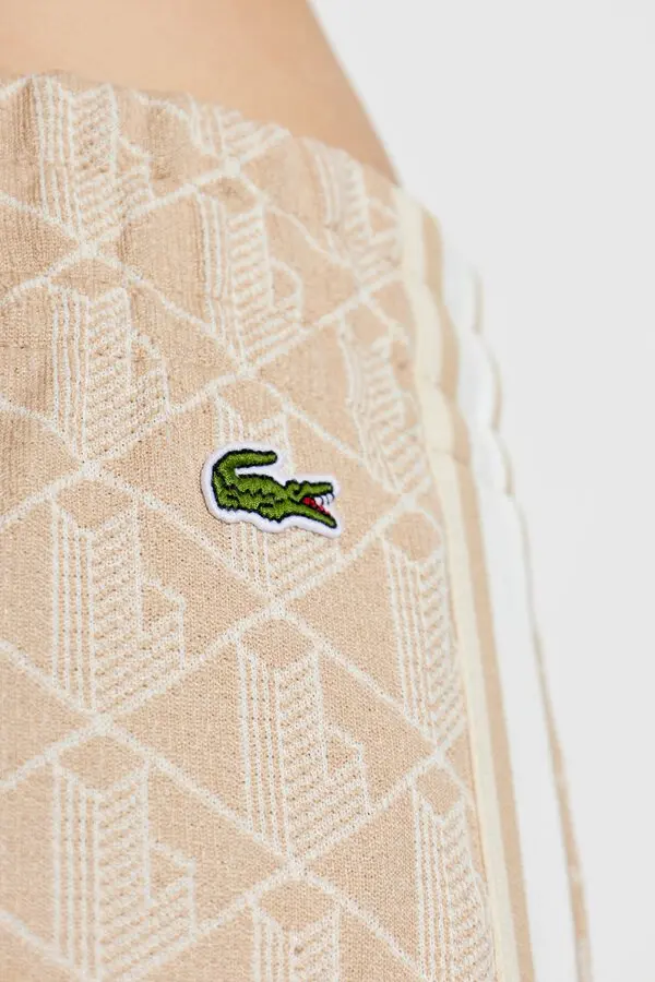 Lacoste Monogram Trousers - Beige