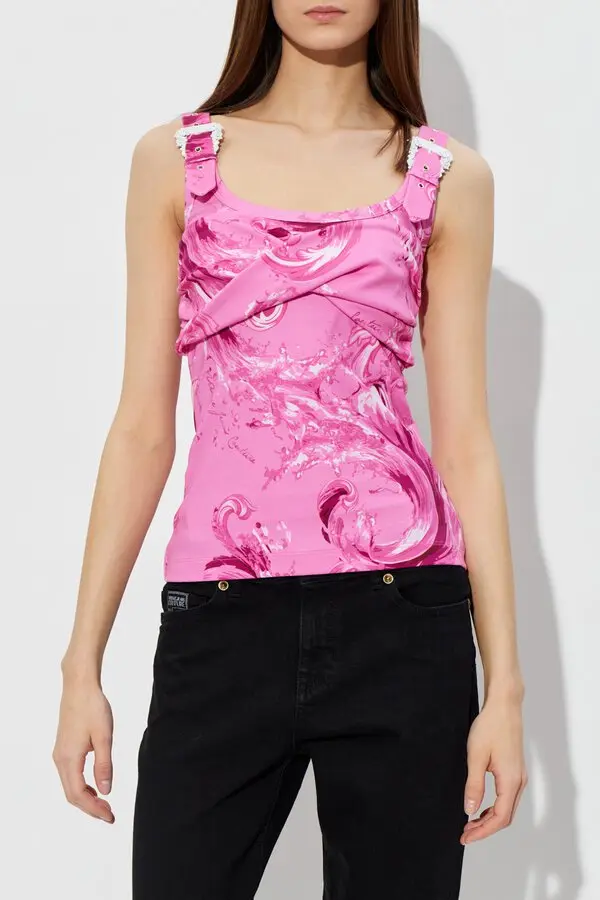 Versace Buckle Detail Top