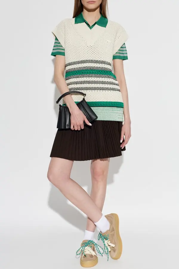 Lacoste Pleated Mini Skirt - Black