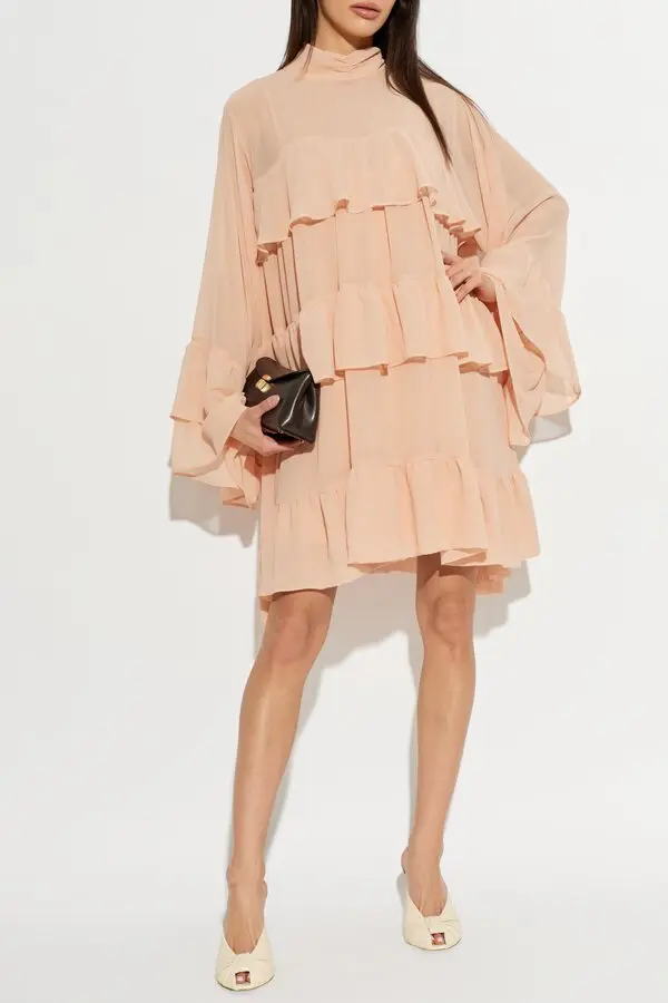GESTUZ Gzchiffany Ruffled Oversized Dress