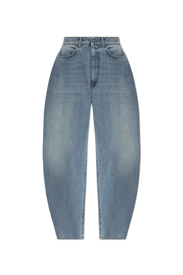 RÓHE High-rise Boyfriend Jeans - Blue