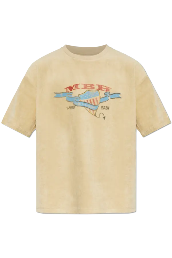 MISBHV Terry Cotton T-shirt - Beige