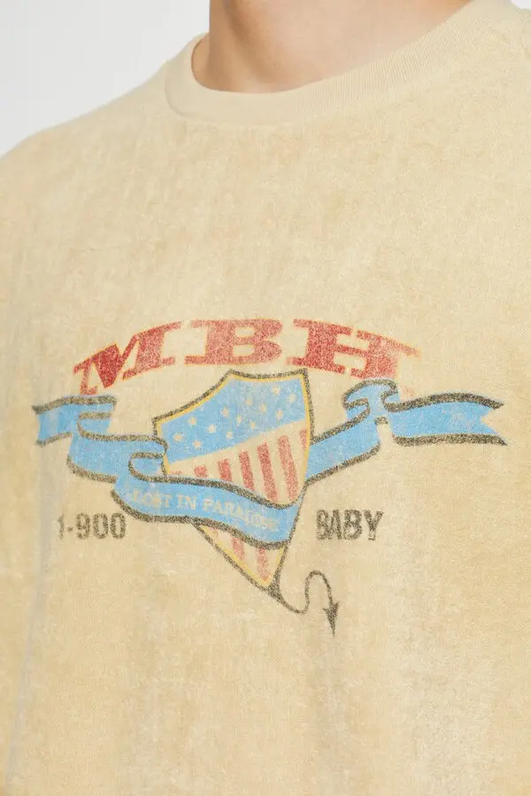 MISBHV Terry Cotton T-shirt - Beige