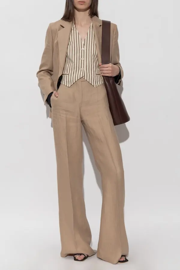 Max Mara Fauno Vest - Brown