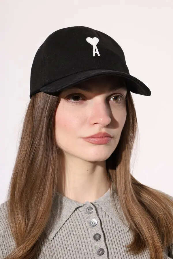 Ami Baseball Cap - Black
