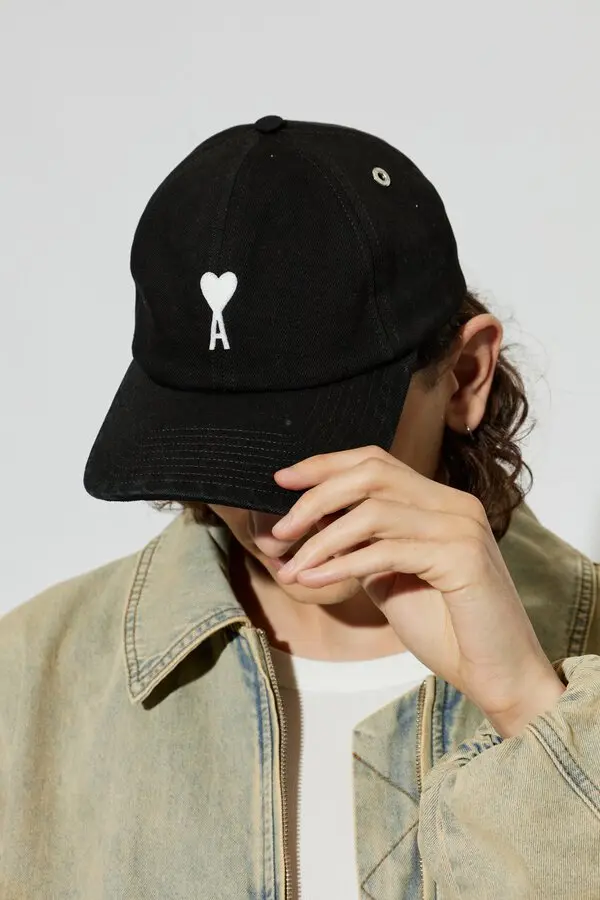 Ami Baseball Cap - Black