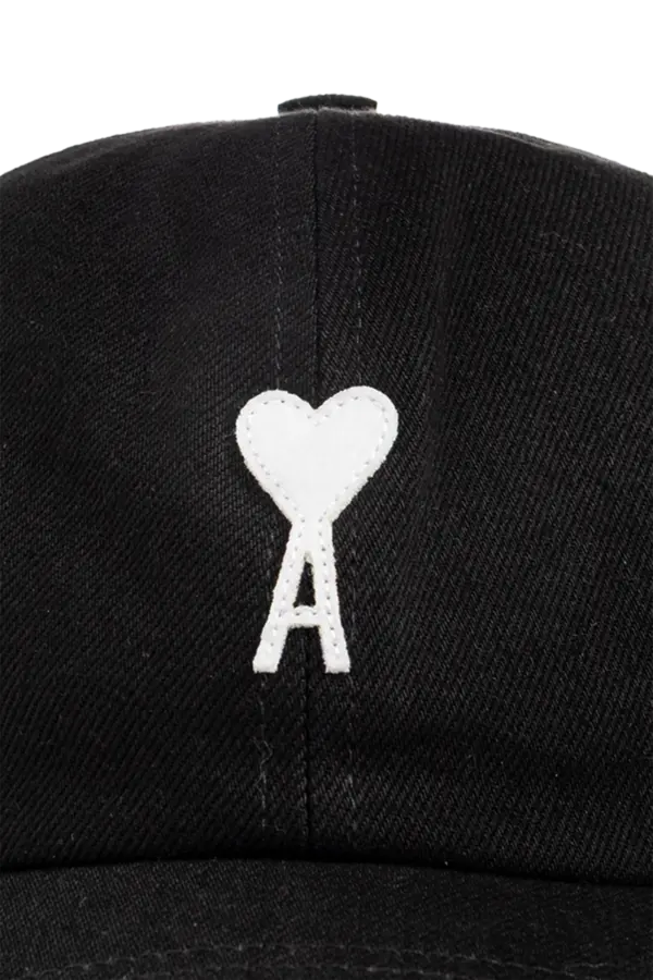 Ami Baseball Cap - Black