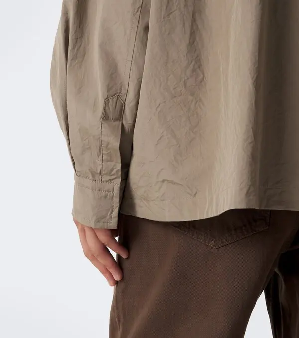 THE ROW Trenton Cotton Jacket - Green