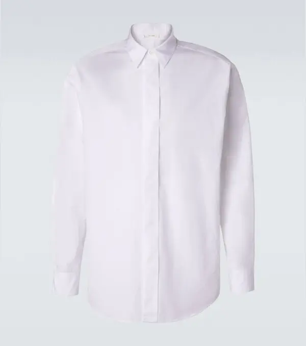 THE ROW Nilo Cotton Poplin Shirt