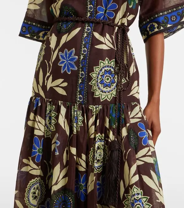 ALEMAIS Jasper Printed Shirt Dress