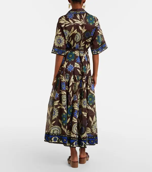 ALEMAIS Jasper Printed Shirt Dress