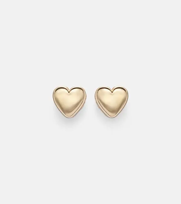 ROXANNE FIRST Puffy Heart 14kt Earrings - Gold