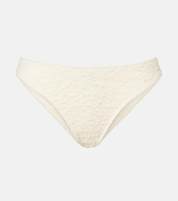MONTCE Lulu Zigzag Bikini Bottom - White