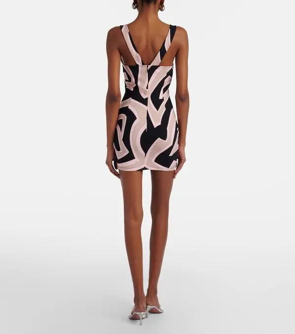 Emilio Pucci Labirinto Jersey Mini Dress