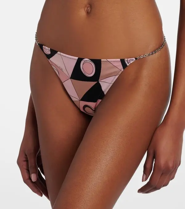 Emilio Pucci Occhi Bikini Bottoms - Pink