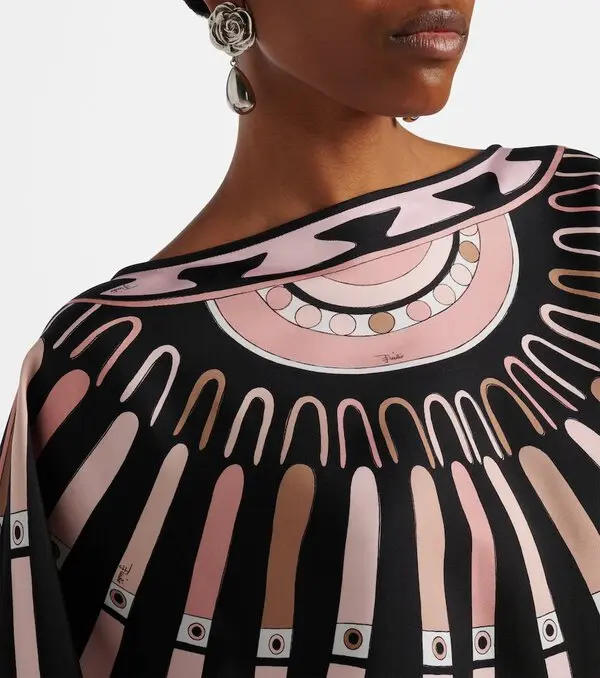 Emilio Pucci Silk Twill Blouse