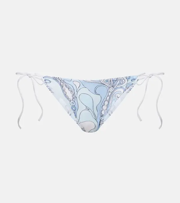 Emilio Pucci Orchidee Bikini Bottoms - Blue