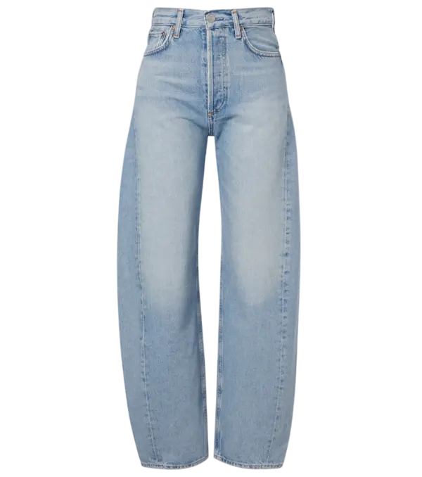 AGOLDE Luna Barrel-leg Jeans - Blue