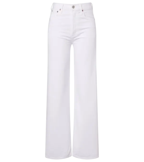 AGOLDE Ren Wide-leg Jeans - White