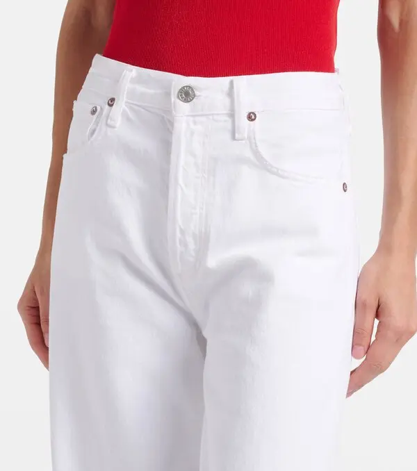 AGOLDE Ren Wide-leg Jeans - White
