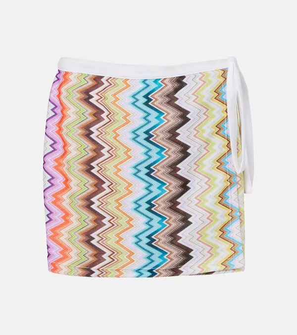 Missoni Zigzag Wrap Skirt - Multicoloured