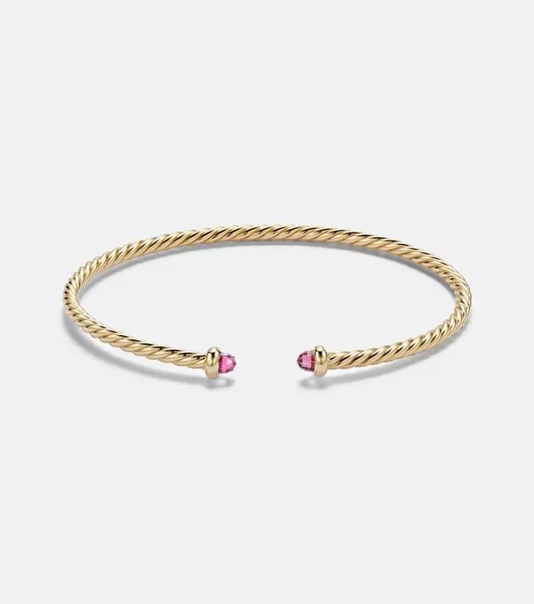 David Yurman Cablespira® Flex Micro Cuff Bracelet - Gold