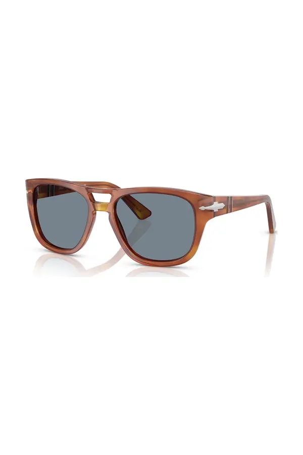 Persol Full Rim Square Frame Sunglasses - Blue