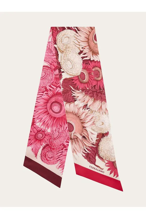 FERRAGAMO Sunflower Print Bandeau - Fuchsia