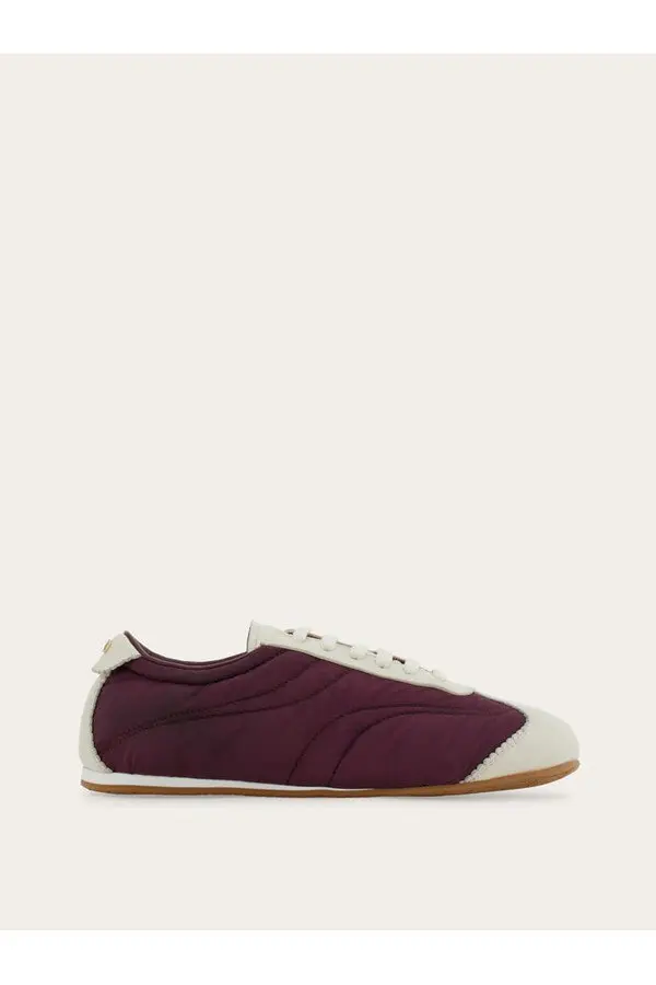 FERRAGAMO Lace-up Sneakers - Gold