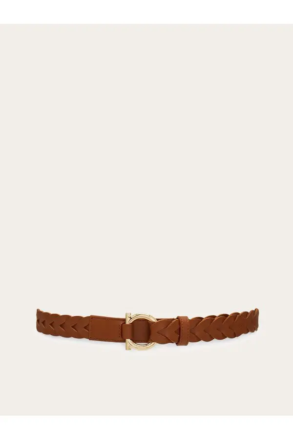 FERRAGAMO Gancini Fixed Belt - Gold