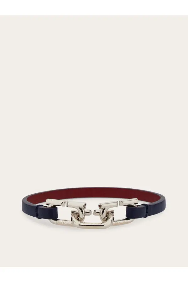 FERRAGAMO Gancini Bracelet - Navy