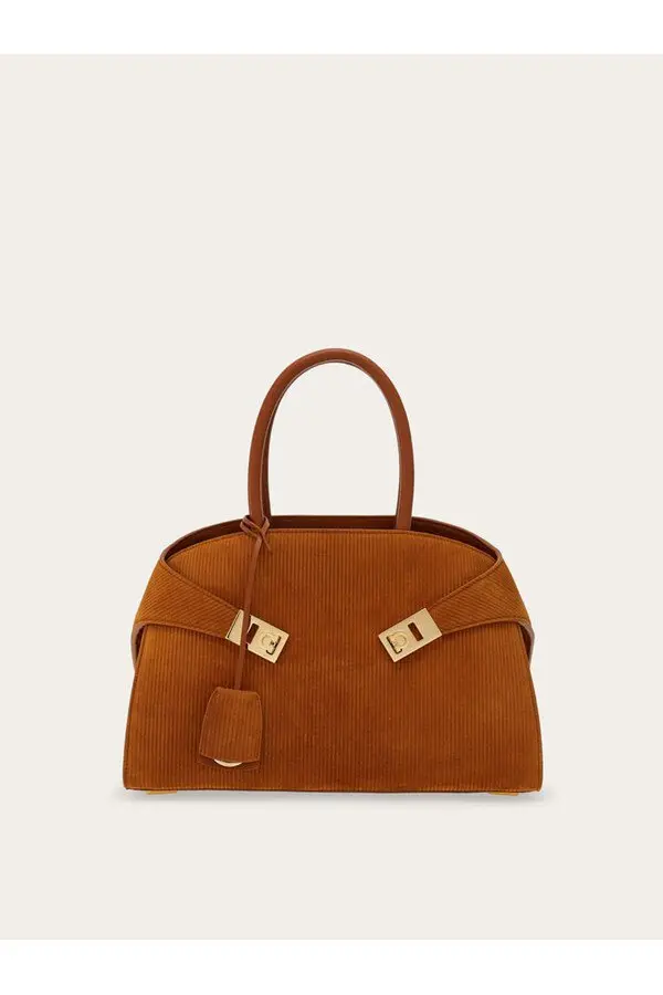 FERRAGAMO Hug Handbag - Brown