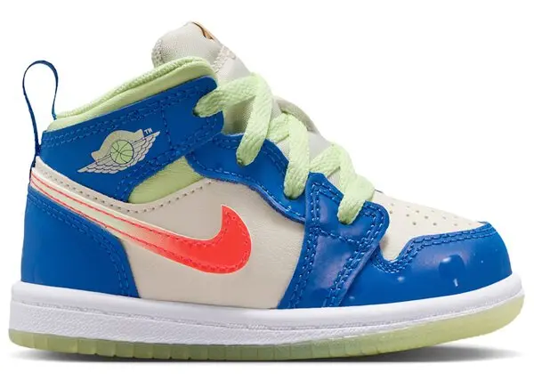 JORDAN 1 Mid Se Sneakers - Game Royal/barely Volt/infrared 23
