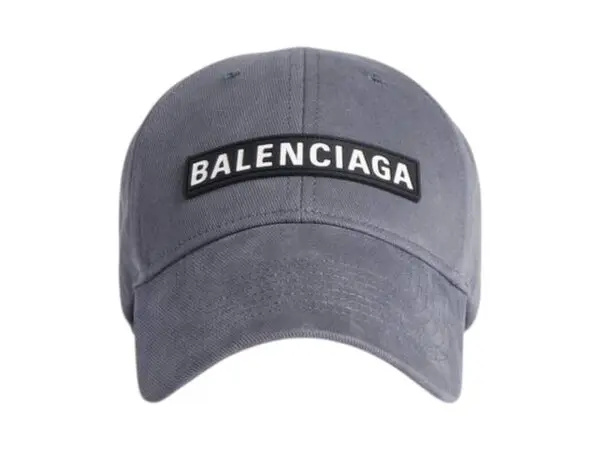 Balenciaga Patch Cap - Grey