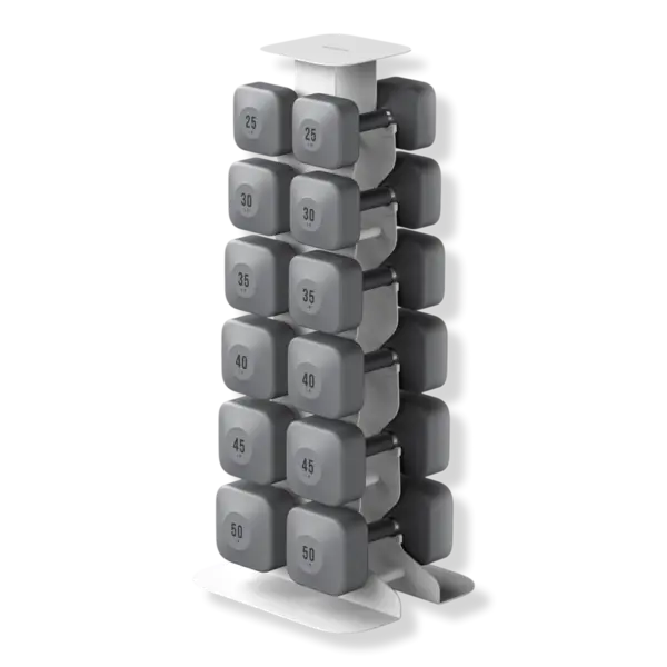 WeGym Progrip Dumbbells Upper Set With Light Rack