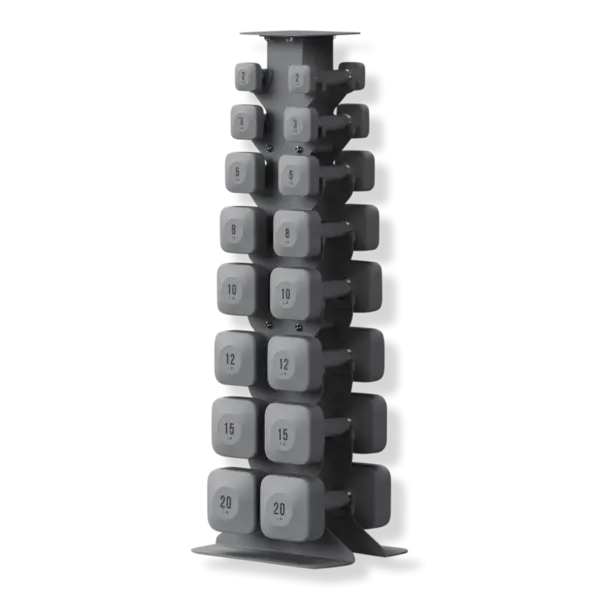 WEGYM Progrip Dumbbells Lower Set With Dark Rack - Slate