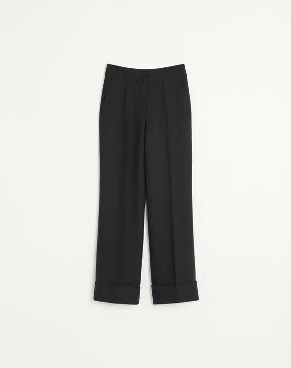 Valentino Garavani Crepe Couture Trousers - Black
