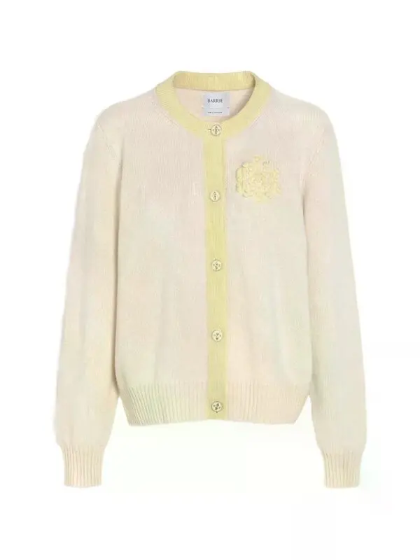 BARRIE B-logo Cashmere Cardigan