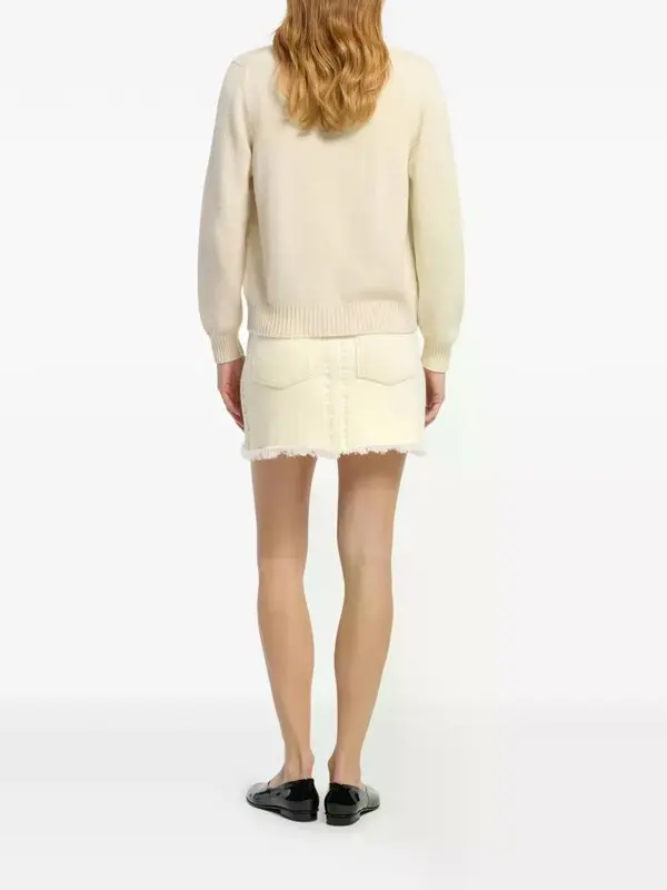 BARRIE B-logo Cashmere Cardigan