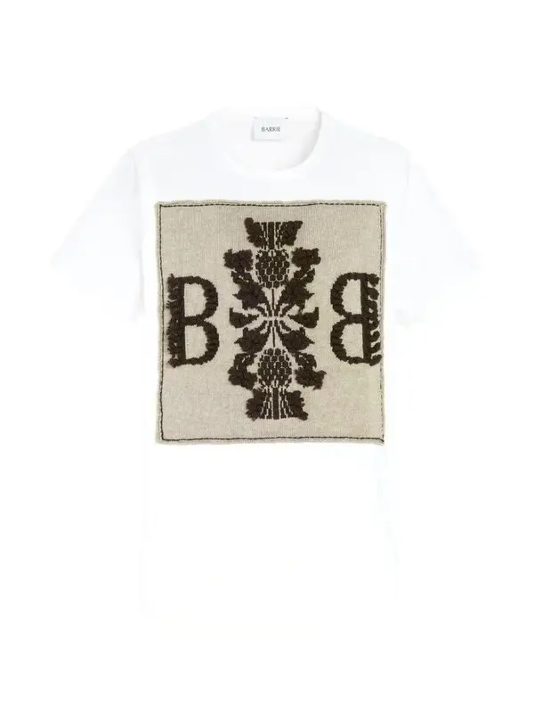 BARRIE Cashmere Patch T-shirt