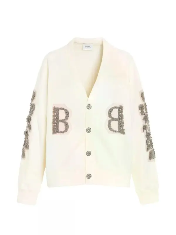 BARRIE B-logo Cardigan - Neutrals
