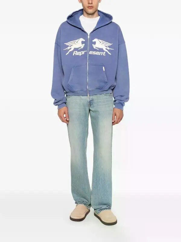 REPRESENT Pegasus Zip-through Hoodie