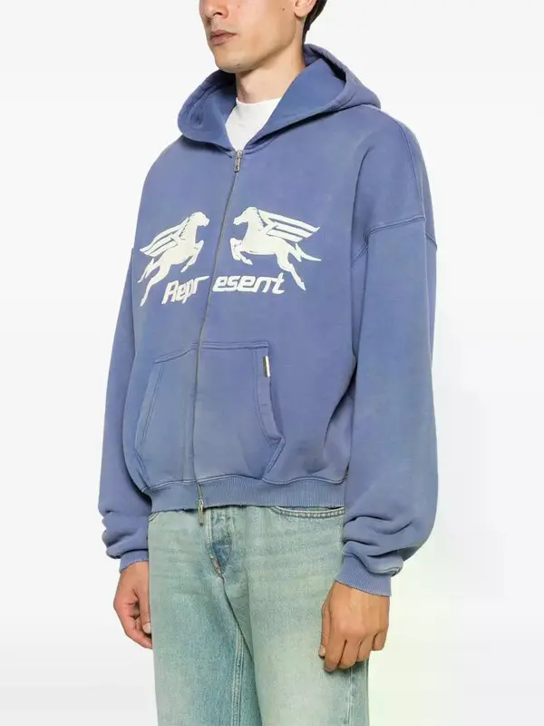 REPRESENT Pegasus Zip-through Hoodie