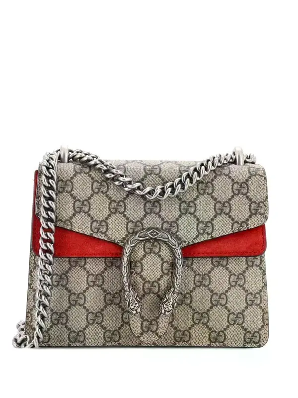 Gucci Dionysus Gg Coated Canvas Mini Crossbody Bag - Red