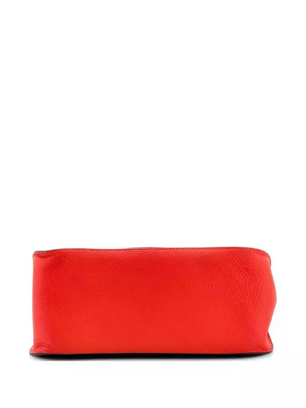 Hermès Jypsiere Bag Clemence 28 Shoulder Bag - Red