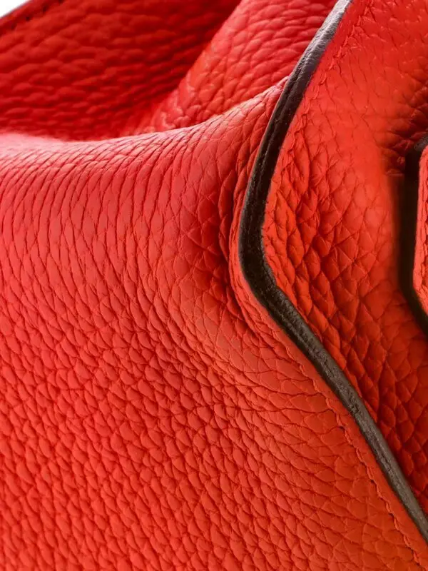 Hermès Jypsiere Bag Clemence 28 Shoulder Bag - Red