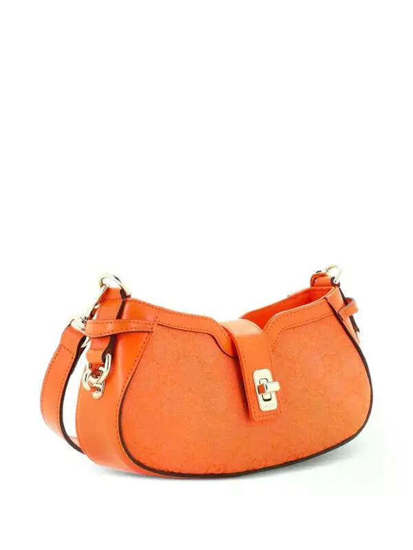 Gucci Gg Canvas Mini Shoulder Bag - Orange