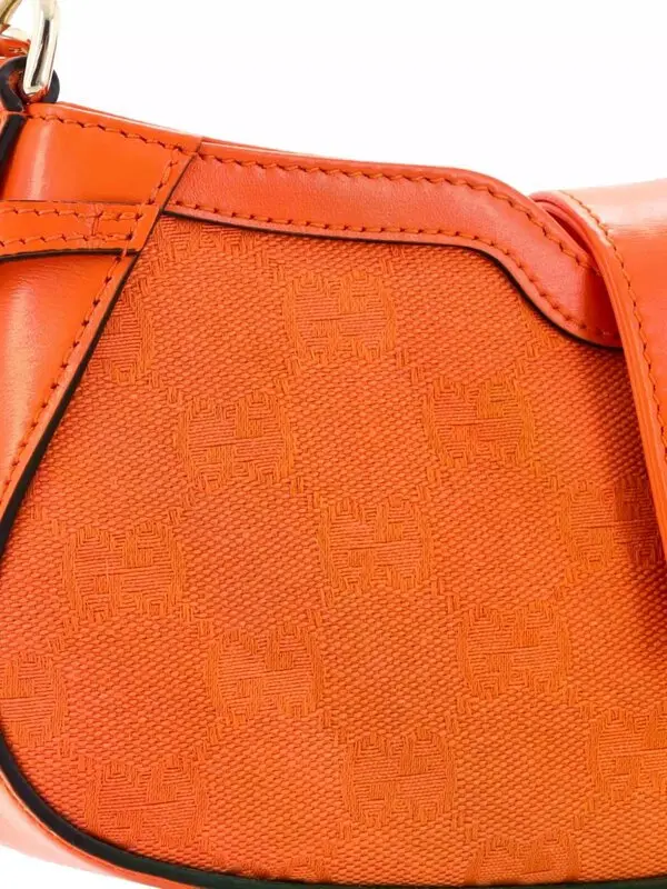 Gucci Gg Canvas Mini Shoulder Bag - Orange