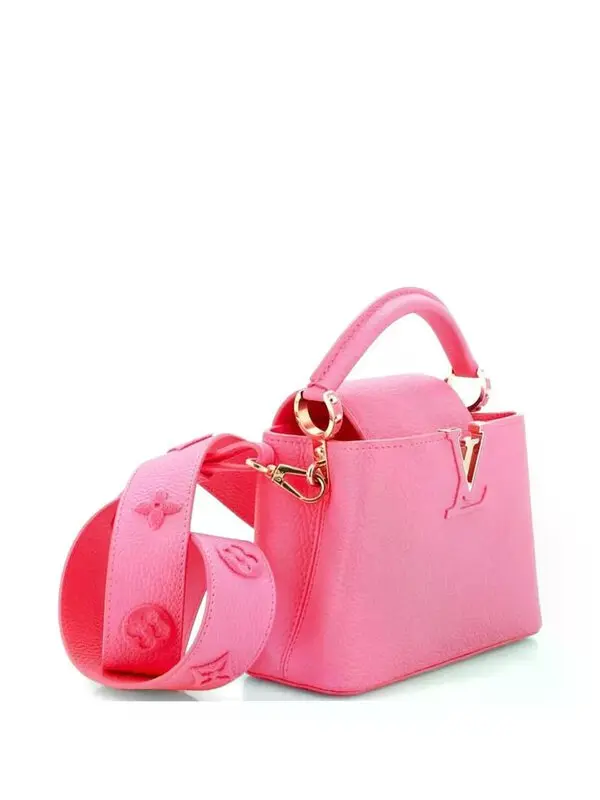 LOUIS VUITTON Capucines Bag Leather Mini Satchel