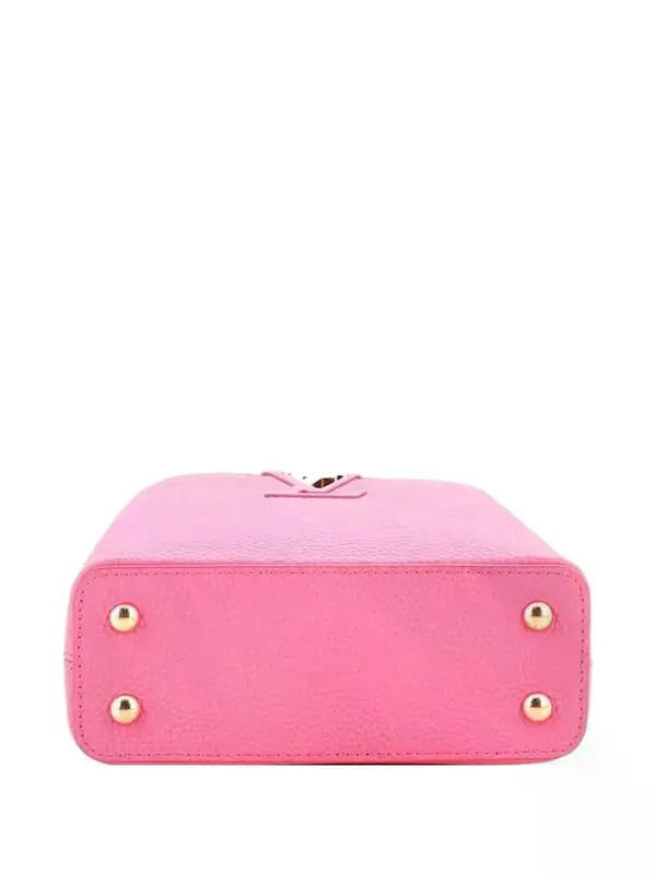 LOUIS VUITTON Capucines Bag Leather Mini Satchel